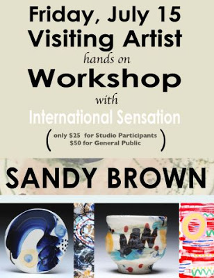 Visiting Artists Workshop: Sandy Brown | Musing About Mud