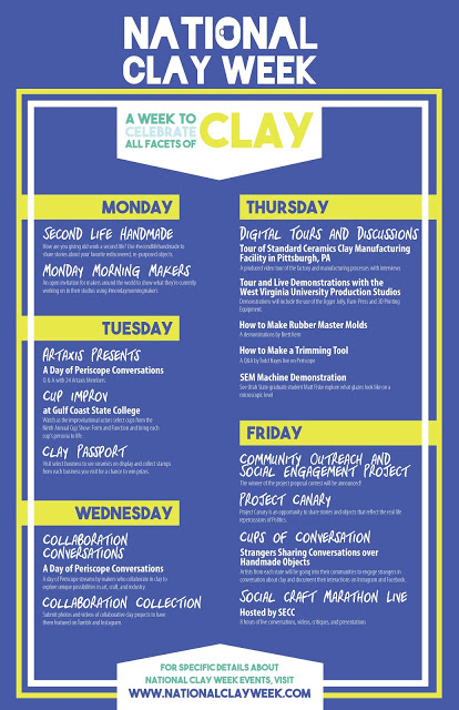 National Clay Week Starts MONDAY! | Musing About Mud